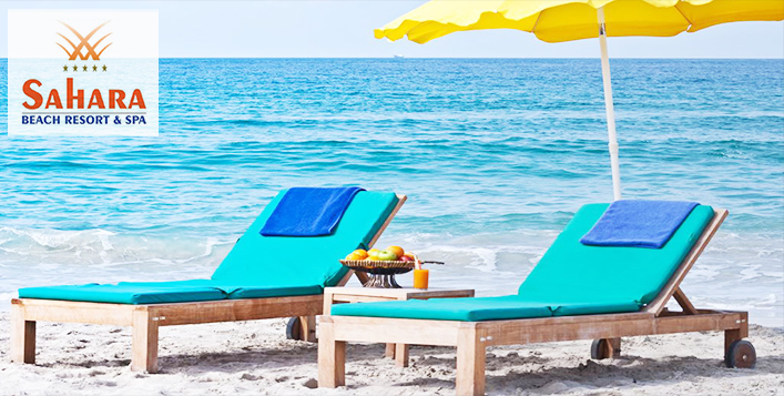 5* Beach & Pool With F&B at Sahara Beach Resort & Spa From AED 89 ...