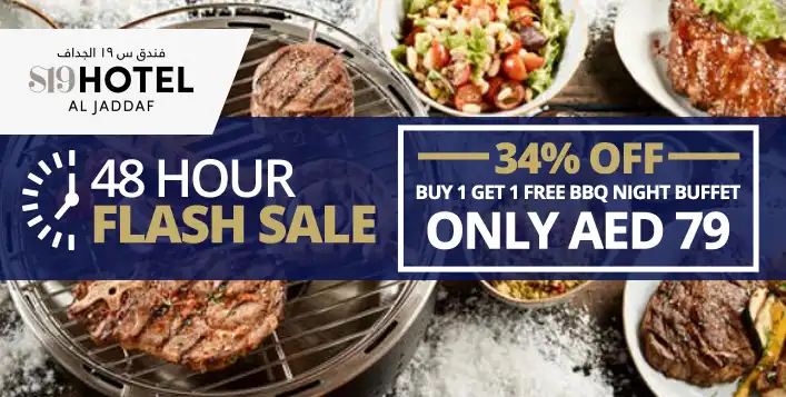 FLASH SALE! BOGO Saturday BBQ Night at S19 Al Jadaf From AED 39 Only ...