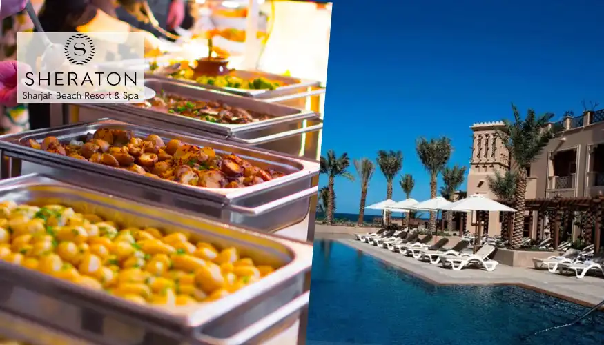 5* Pool And Lunch at Sheraton Sharjah Beach Resort and Spa From AED 90 ...