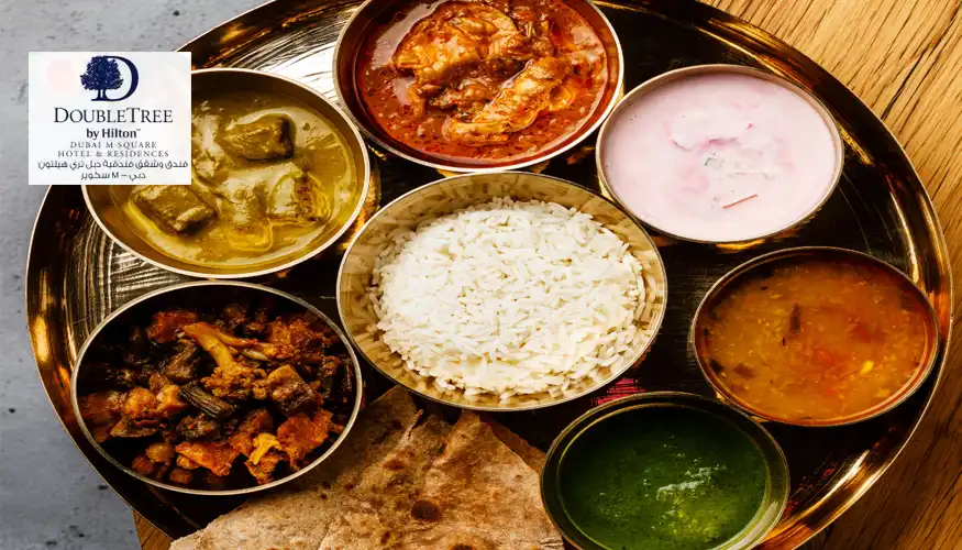 5-Star Thali Dinner @Double Tree by Hilton M Square For AED 65 ...
