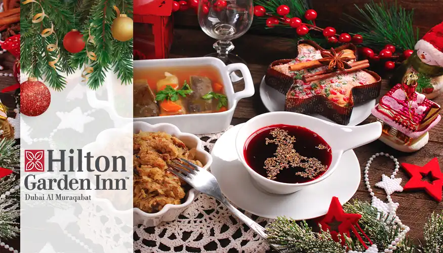 Christmas Dinner Buffet at Hilton Garden Inn Muraqabat From AED 39 ...