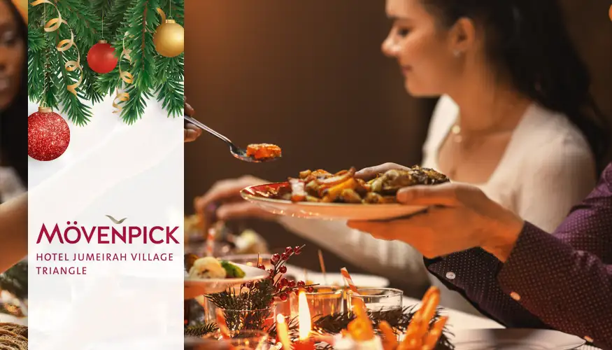 Christmas Eve Dinner at 5-Star Movenpick JVT From AED 49.5 Only ...