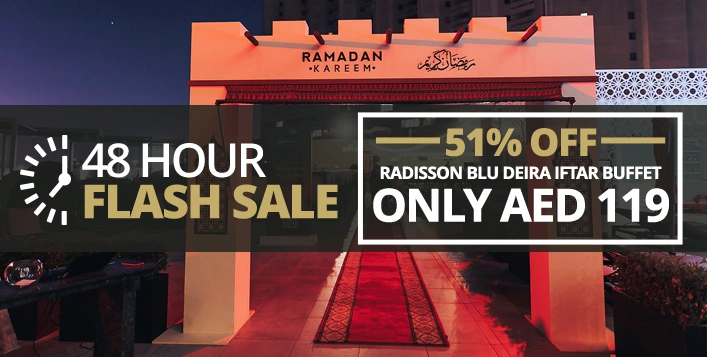 Grand Iftar at Radisson Blu Hotel Deira Creek From AED 79 | Cobone Offers