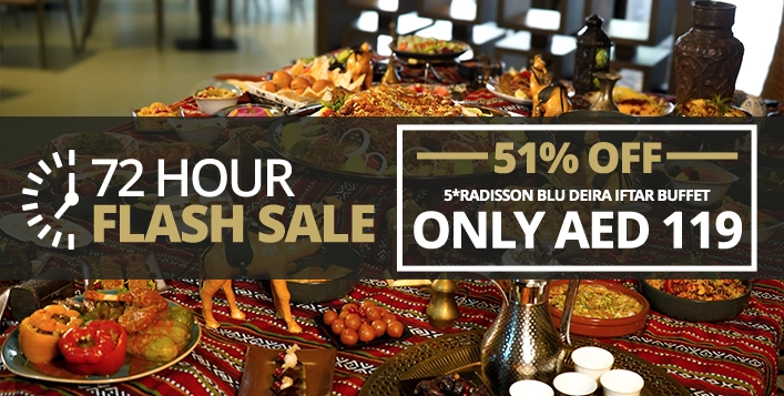 Grand Iftar at Radisson Blu Hotel Deira Creek From AED 79 | Cobone Offers