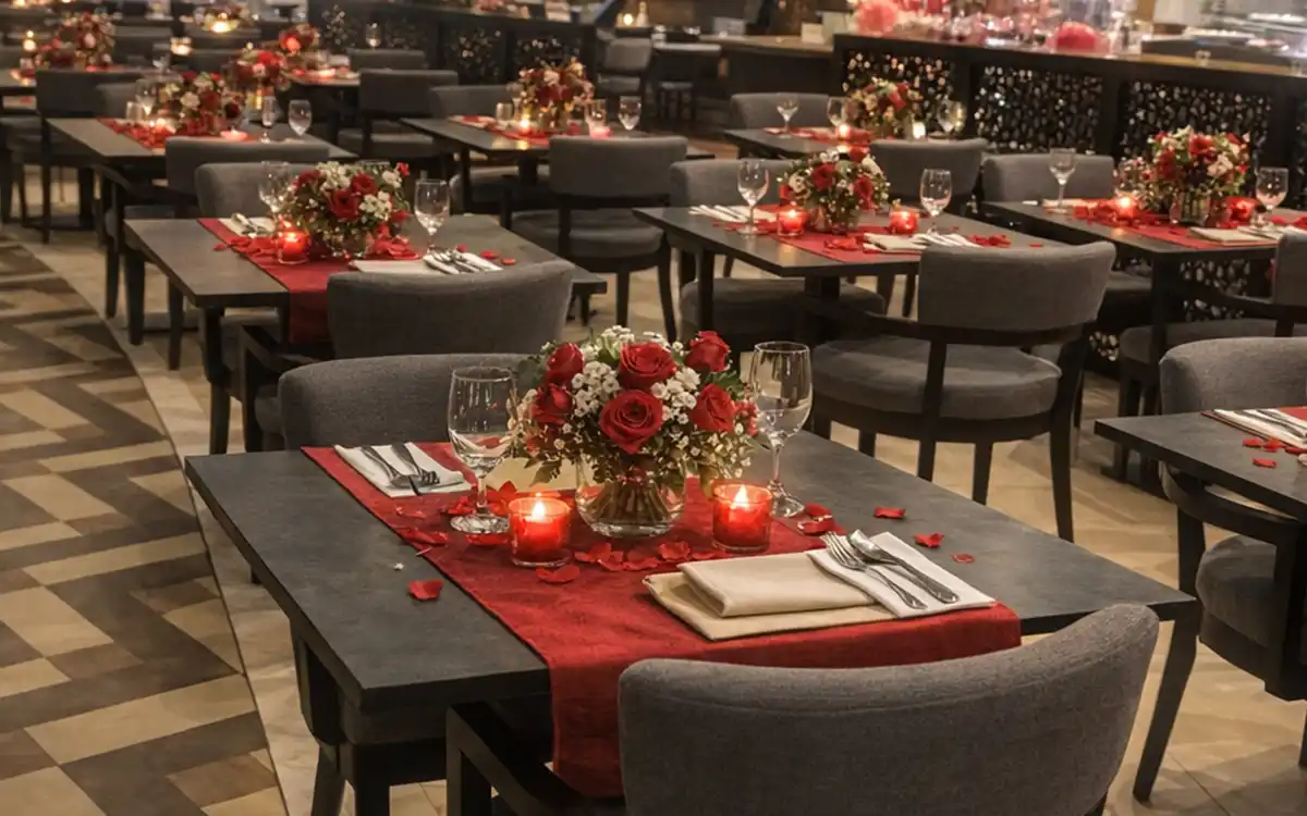 Valentine’s Buffet Dinner at Arabesque Restaurant | Cobone Offers