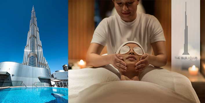 Relax @ The Burj Club Spa in The Burj Khalifa | Cobone Offers