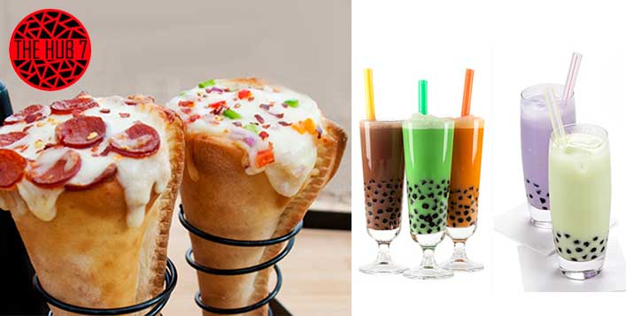 Pizza Cone & Bubble Tea at The Hub 7, JLT | Cobone Offers