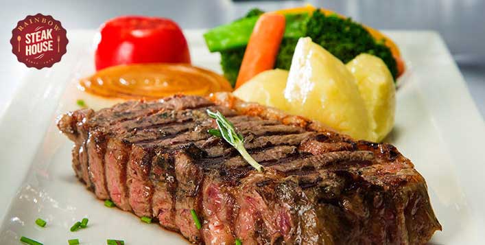 63% Discount on Lunch or Dinner Buffet at Rainbow Steak House | Cobone ...