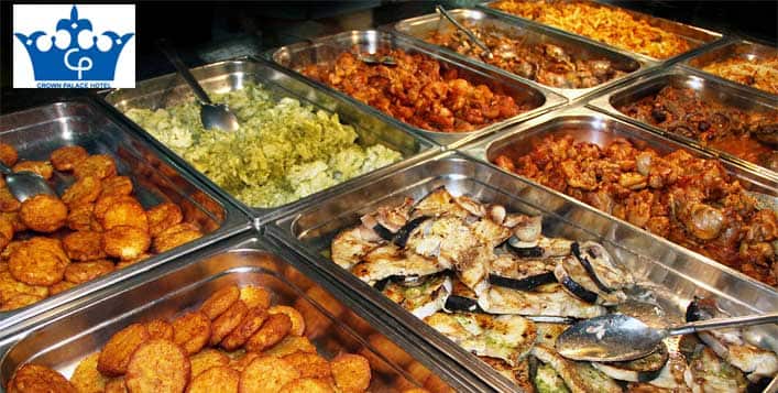 Buffet Dinner at Crown Palace Hotel & Suites | Cobone Offers