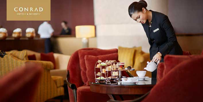 5* Afternoon Tea at Conrad Hotel | Cobone Offers