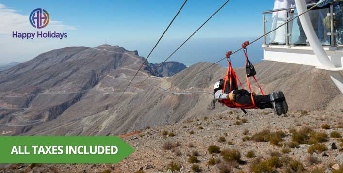 World's Longest Zipline RAK Jebel Jais Zipline Deals and Offers | Cobone