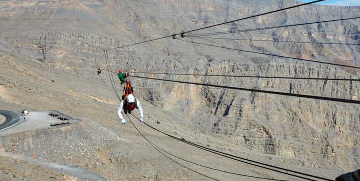 World's Longest Zipline RAK Jebel Jais Zipline Deals and Offers | Cobone