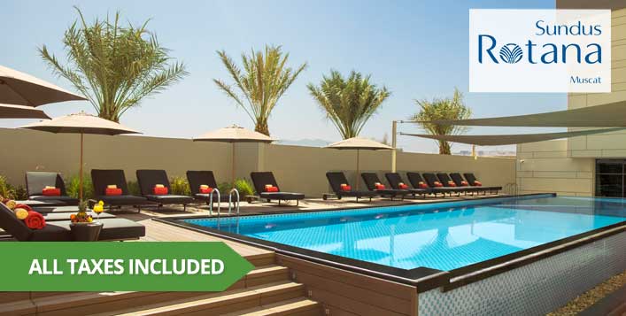 Summer Hotel Stay Deals and Offers at Sundus Rotana Muscat | Cobone