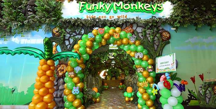 Indoor Play Access at Funky Monkeys Playland For AED 75 Only! | Cobone ...