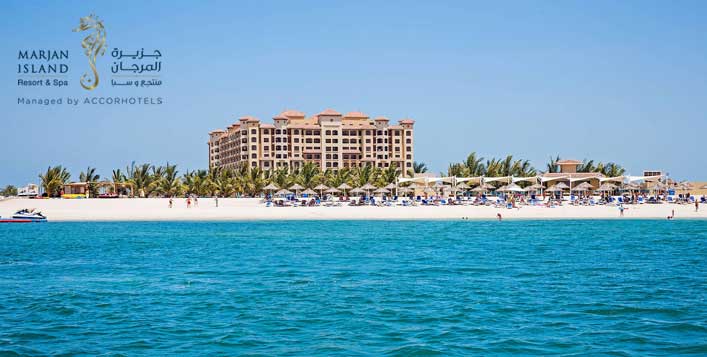 Pool and Beach Access at Marjan Island Resort & Spa, Ras Al Khaimah ...