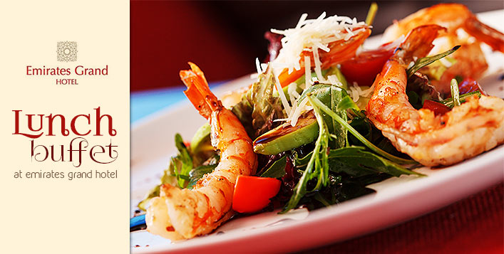 Lunch buffet at Emirates Grand Hotel | Cobone Offers
