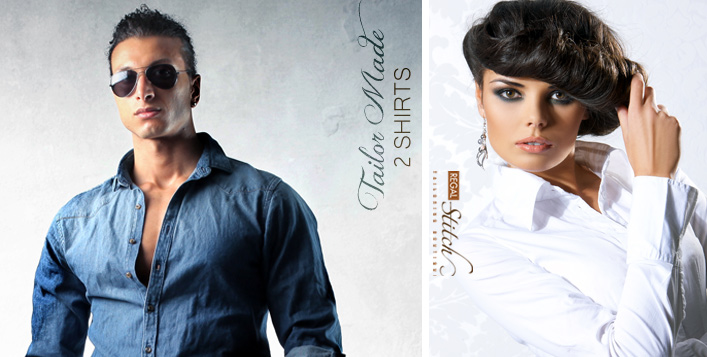 Get 2 Classic Shirts Stitched | Cobone